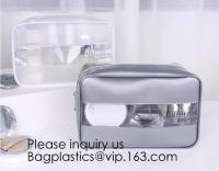 China Wholesale price environmental PVC pouch Dotted Transparent Cosmetic Storage Travel Toiletry Organizer Bags for sale