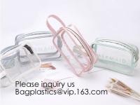 China Clear Transparent Plastic PVC Bags Travel Makeup Cosmetic Bag Toiletry Zip Pouch,Toiletry Makeup Bag Pouch With Zipper C for sale