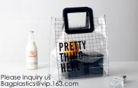 China Amazon Ebay Hot Selling Clear Pvc Tote Bag Transparent Handbag Shoulder Bag,Stadium Wholesale PVC Transparent Clear Tote for sale