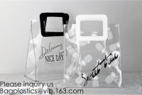 China Amazon Ebay Hot Selling Clear Pvc Tote Bag Transparent Handbag Shoulder Bag,Stadium Wholesale PVC Transparent Clear Tote for sale