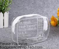 China Girls clear PVC hot Cosmetic Bag Travel Cosmetic Makeup Pouch with Zipper and Washable,glitter pvc cosmetic pouch for sale