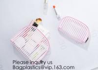 China Cosmetic Bag Women Makeup Organizers Clear PVC Cosmetic Cases Toiletry Bag Purse Transparent Pouch,Tote Travel Toiletry for sale