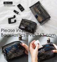 China Cosmetic Bag Women Makeup Organizers Clear PVC Cosmetic Cases Toiletry Bag Purse Transparent Pouch,Tote Travel Toiletry for sale