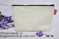 China Promotional canvas hand carry makeup bag cosmetic organizer,natural canvas Makeup Bag Cotton Cosmetic Bag, bagease for sale