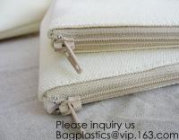 China Promotional canvas hand carry makeup bag cosmetic organizer,natural canvas Makeup Bag Cotton Cosmetic Bag, bagease for sale