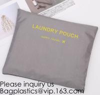 China 6pcs Travel Clothing Mesh Pouch Laundry Bag Travel Organizer Clothing packs Handle,metal zipper customize logo print mak for sale
