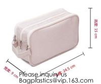 China New Fashion Travel Makeup Brush Mesh Cosmetic Bag,Portable Canvas Travel Organizer Cosmetic Bag Toiletry Makeup Wash Bag for sale