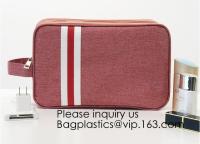 China Wholesale Custom Logo Mini Small Blank Black Cotton Canvas Travel Cosmetic Pouch Makeup Bag, bagease, bagplastics pak for sale