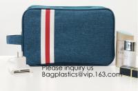 China Wholesale Custom Logo Mini Small Blank Black Cotton Canvas Travel Cosmetic Pouch Makeup Bag, bagease, bagplastics pak for sale
