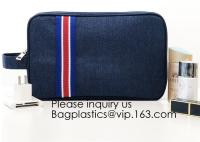 China Wholesale Custom Logo Mini Small Blank Black Cotton Canvas Travel Cosmetic Pouch Makeup Bag, bagease, bagplastics pak for sale