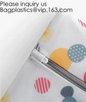 China Travel Lingerie Wash Laundry Mesh Bags In Bulk,Mesh Drawstring Laundry Bag,Jumbo Foldable Zipper Mesh Wash Laundry Bag for sale