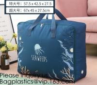 China Household 100% Polyester Quilt Storage Bag Travelling Bag With Zipper For Clothes,Quilt storage bag, Quilt handle bag for sale