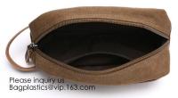 China Customized luxury canvas Korean makeup pouch travel cosmetic bag,Promotional Eco friendly Cotton Canvas Zipper Makeup Co for sale