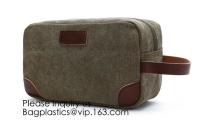 China Customized luxury canvas Korean makeup pouch travel cosmetic bag,Promotional Eco friendly Cotton Canvas Zipper Makeup Co for sale