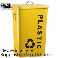 China Kitchen/Home/Household/Outdoor/Recycling,Copper Garbage Can Tin Garbage Bin,Pedal Tin Waste Bin,galvanized metal Tin gar for sale