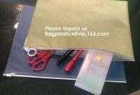 China File Packing Bag With Zipper K Zipper File Bag PVC Document Plastic Bag,Zipper Pouch Zipper File Bags File Holders for sale