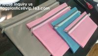China A4 Office File Folder Zip Lock Mesh Color Package Clear PVC Document Bag,File Folder Mesh Document Bag Clear Bag Button for sale