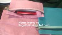 China Custom Logo Size Toiletry Storage File Nylon Mesh Zipper Bag,Document mesh Bag Zip File Bag for Cosmetics Offices Suppli for sale