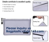 China Oem Large Fireproof Cash Pouch Fireproof Bag For Documents Lipo Battery,Safe fireproof document bag,Fiberglass Waterproo for sale