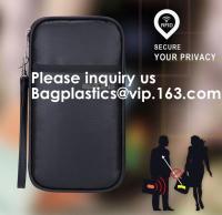China OEM custom luxury travel money passport safe zipper storage pouch fireproof document bag Pouch Money Fiberglass Fire Saf for sale