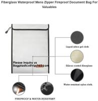 China High Quality Fireproof Felt A4 Document File Folder Bag For Office,Fireproof Explosion-proof Lipo battery safe Bag for sale
