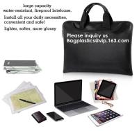 China Waterproof and Fireproof document storage Bag with Fireproof Zipper for Money, Jewelry and Passport bagease, bagplastics for sale