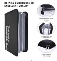 China waterproof and fireproof resistant document bag,Lock Box Bag For Documents Money & Office Files Freproof Safe Bag with L for sale