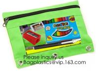 China China School Stationery Pen Bag Pencil Packing Bag With Zipper Closure,Printable sublimation blank Kids Pen Bag ,Linen S for sale