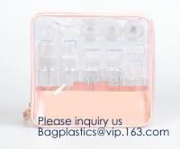 China High Performance Toiletry Bag,Vinyl Plastic Toiletry for Travel Accessories Organizer Makeup bag,Wine sling Recycled Cos for sale