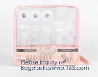 China High Performance Toiletry Bag,Vinyl Plastic Toiletry for Travel Accessories Organizer Makeup bag,Wine sling Recycled Cos for sale