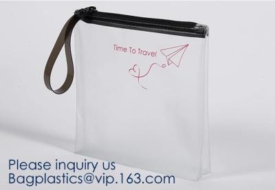 China Custom Pvc Vinyl k Frosted Plastic Toiletry Bag,Foldable cosmet makeup bag for travel,Cosmetic Makeup Toiletry Bag for sale
