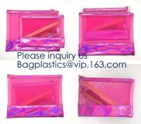 China Biodegradable Clear EVA Plastic Zipper Bag/ Cosmetic Packaging Bag,Travelling eco eva Beauty Cosmetic Bag, BAGEASE PACK for sale