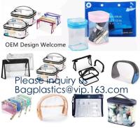 China Daily Used Products Packaging Eva Zipper School Bag,Eco-Friendly Soft Plastic Frosted Cosmetic EVA Zipper Bags, Bagease for sale