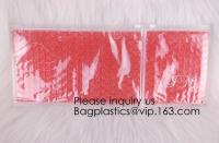 China Cosmetic Packing Laser PVC Make Up Bag With Zipper Top Heart-Shaped Air Bubble Packaging Bag, bagease, bagplastics for sale