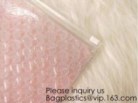 China Best Seller Waterproof Cosmetic k Bubble Bag/Custom Printing PVC Bubble Mailer With Zipper, bagease, bagplastics for sale