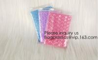 China Colored PVC Film Bubble Bag/Special PVC k Bubble Bag/New Material Bubble Mailer With Zipper, bagease, bagplastics for sale