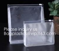 China EVA Cosmetic Bag With Silicone Bracelet,PVC/EVA Zipper Bag For Cosmetic Promotion,EVA Small Triangle Cosmetic Slider Zip for sale