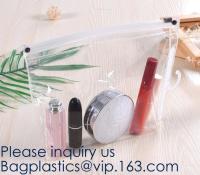 China Custom Logo Zip Lock Transparent PVC EVA Cosmetic Bag,Reusable EVA swimwear bag with k in various colors, bagease for sale