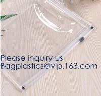 China Custom Logo Zip Lock Transparent PVC EVA Cosmetic Bag,Reusable EVA swimwear bag with k in various colors, bagease for sale