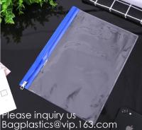 China PVC EVA Plastic Pouches for Hanging Products Clear Make Up Brush Cleaner Cosmetic Bags Beauty EVA PVC Cosmetic Pouch For for sale
