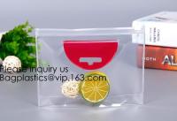 China Stand Up Zip Bag PVC Cosmetic Clear Packaging Pouch Cosmetic Bag,Gusset/Organ Bag,Waterproof Phone Bag,Handbag,Wine Bag, for sale