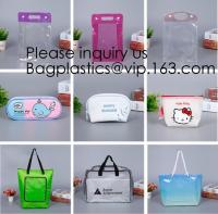 China Customized Bags PVC Phone Bag Cosmetic Bag Ladies Handbag Clothes Packing Bag Wine Cooler Ice Bag Stationery Document Ba for sale
