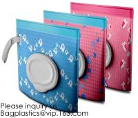 China Stand Up Pouch Bag Type And Screen Printing Surface Handling EVA Zip Lock Bag,Underwear k EVA Underwear Packaging for sale