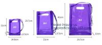 China Custom Clear Transparent Holographic Iridescent Ladies Vinyl Tpu Shopper Women Shopping Tote Bag Garment Bags,Storange for sale