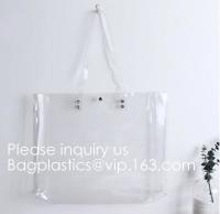 China Eco-Friendly, OEM, Promotional, Shopping, Cosmetic Travelling Bag,Plastic PVC Shopping Tote Bag fashion large capacity w for sale