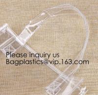 China Manufacturer Custom Logo Transparent Clear PVC Plastic Portable Packaging Promotional Gifts Shopping Tote Bag, bagease for sale