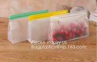 China Recyclable Custom Size Sandwich And Snack Peva Zip Lock Stand Bags,Biodegradable PEVA Plastic Sandwich Snack k Sto for sale