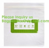China 100% Compostable k Freezer Bags Resealable Sandwich Bag, 20 Count,k Freezer Bag for School, ASTM D6400 pack for sale