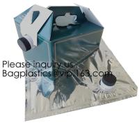 China Standing Tap Aluminum Foil Bag In Box For Juice Cod Bags, Fish Fillet, Bag Box, Box, Tin Tie Bags, Tie, Tie Bag, Spout B for sale