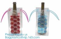 China PVC Ice Bag, Wine Beer Gift Bags, Wine Bag, Drink Ice Bags, Portable Wine Bags Gel Ice Pack PVC Wine Cooler Bag With Han for sale